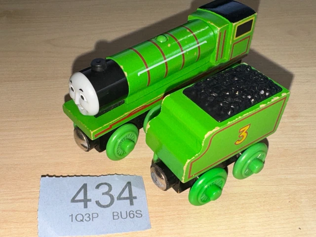 THOMAS & FRIENDS Tank Engine Wooden Trains Henry Brio compatible £9.95 ...