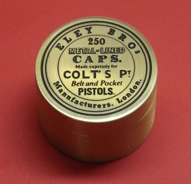 COLT FIREARMS ELEY Bros. Brass Cap Tin $96.39 - PicClick CA