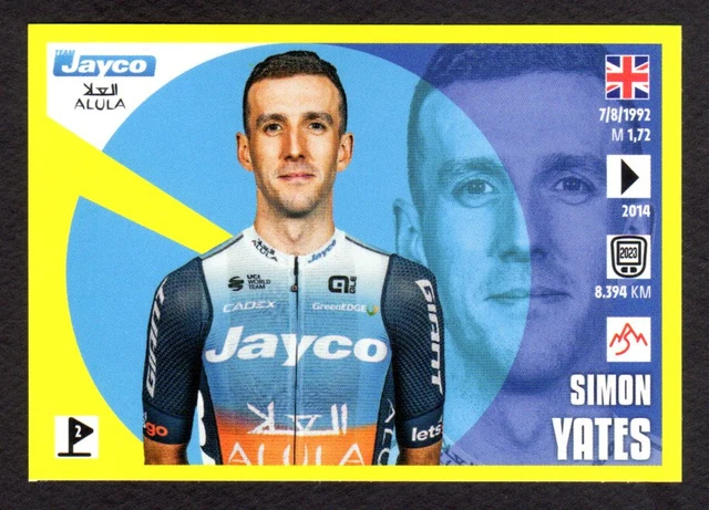 STICKERS PANINI TOUR DE FRANCE 2024 #264 Simon YATES EUR 1,50 - PicClick FR