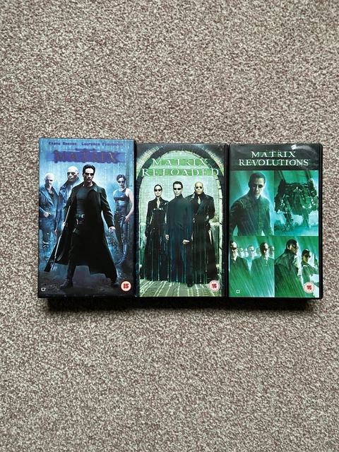 THE MATRIX TRILOGY VHS Inc Limited Edition Card Boxed Version £4.99 ...