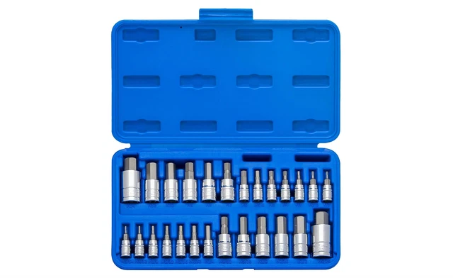 NEIKO TAMPER-PROOF HEX Bit Socket Set-26 Pieces, SAE (5/64-9/16”)& Metric 2-14MM $55.79 ...