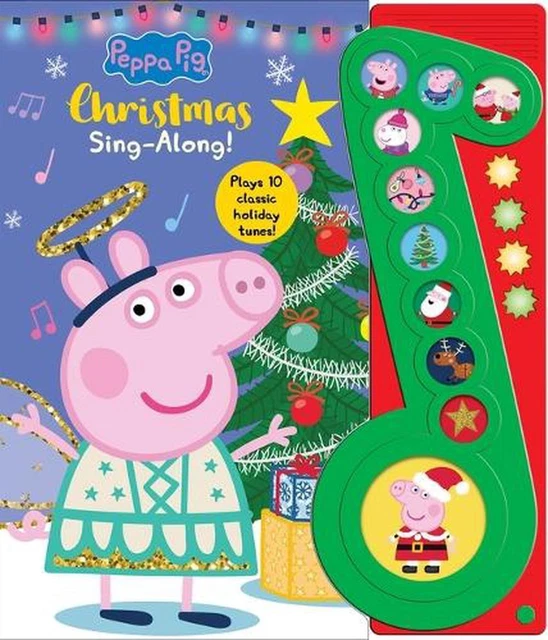 PEPPA PIG: CHRISTMAS Sing-Along! Sound Book by Pi Kids (English) Board ...