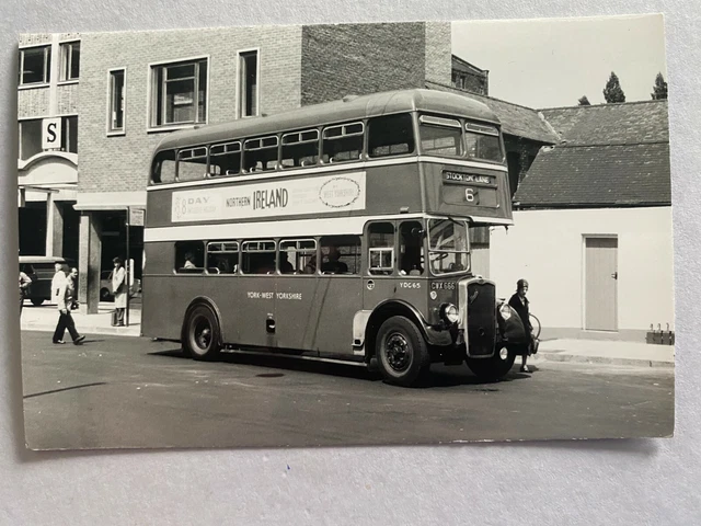 BUS PHOTO ROUGIER Street York Double Decker K5G ECW Body West Yorkshire ...