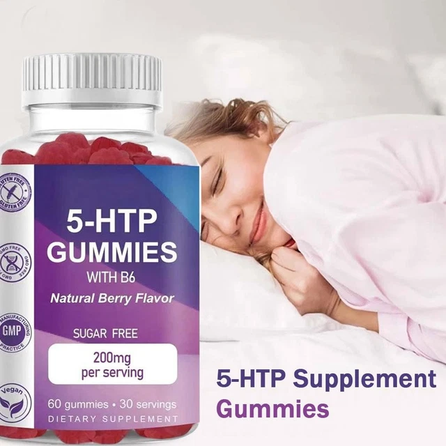 5-HTP (5-HYDROXYTRYPTOPHAN) 60PCS - Serotonin Support for Sleep Mood ...