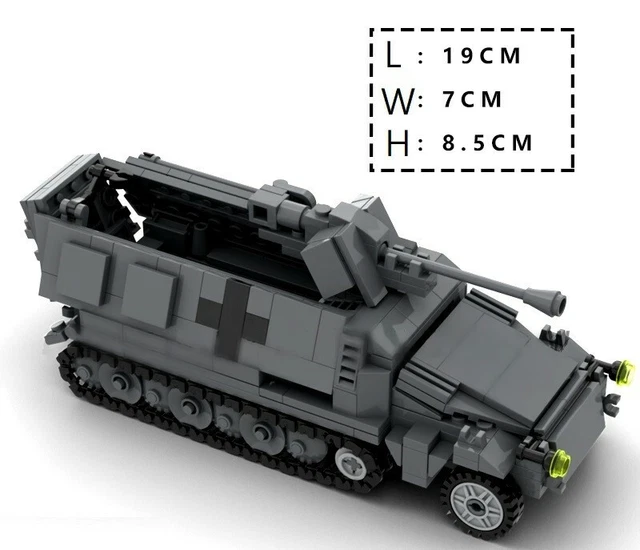 WW2 GERMAN HALF track Sd.Kfz 251/22 Pakwagen World War 2 tank moc ...