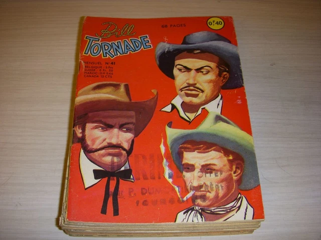 BD PT FORMAT BILL TORNADE 41 1963 Editions AREDIT ARTIMA BD WESTERN EUR 5,70 - PicClick FR