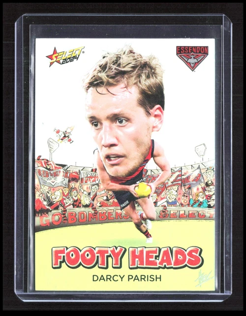 AFL 2024 SELECT Footy Heads Essendon Darcy Parish FH24 Football Card CB ...