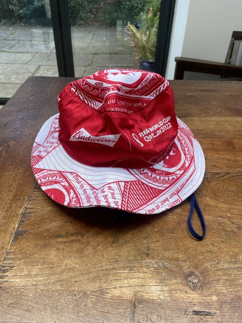 BUDWEISER QATAR 2022 World Cup Bucket Hat £3.50 - PicClick UK