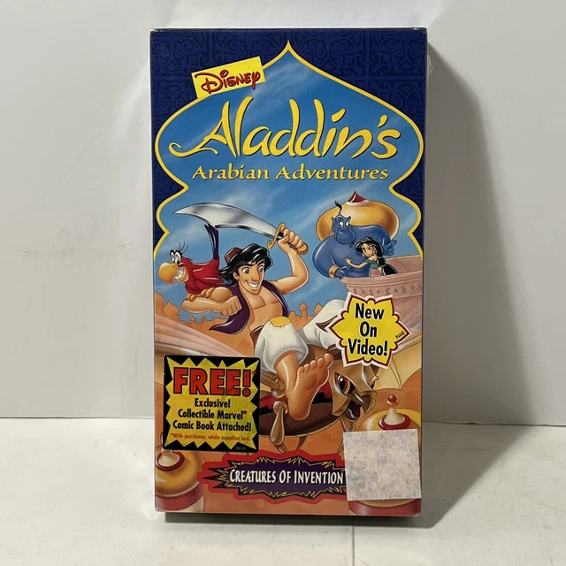 ALADDINS ARABIAN ADVENTURES -Creatures of Invention (VHS, 1995) Brand ...