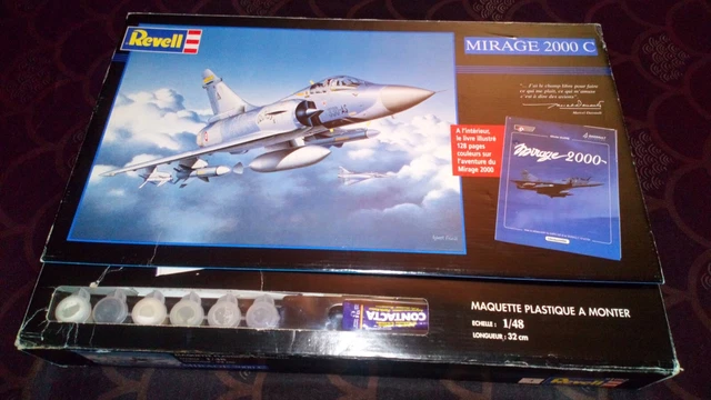 ®REVELL 1/48 MIRAGE 2000C Rare Box Set #91062 Factory sealed bag. Edt ...