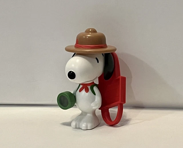 MCDONALDS PEANUTS SNOOPY Woodstock Camp Ranger w/ Flashlight Toy 2018 £ ...