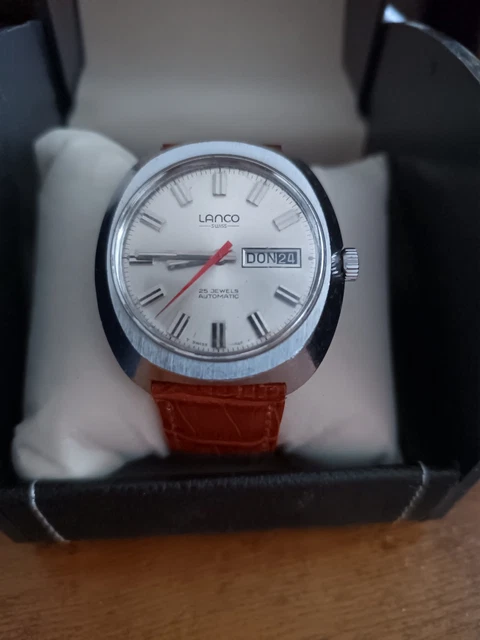 LANCO SWISS MADE 25 - Jewels - Herrenuhr Automatic Datum Deutsch! EUR ...