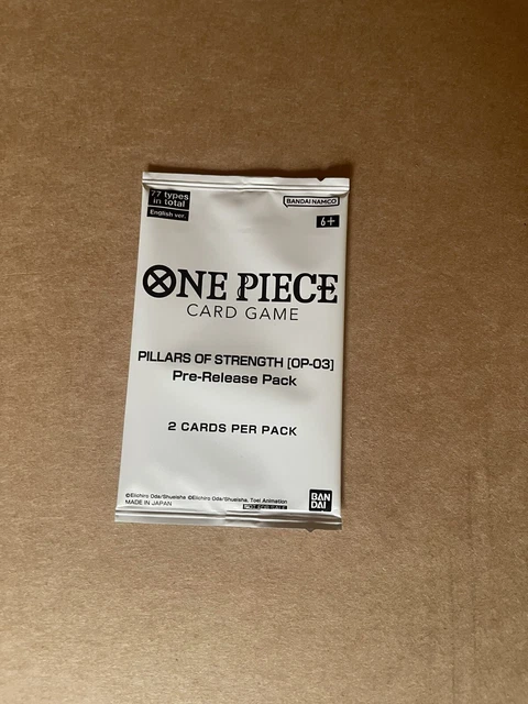 ONE PIECE CARD Game Pre-Release Pillars of Strength Pack OP-03 Neu ...