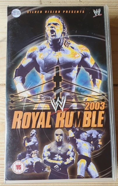WWF ROYAL RUMBLE 2003 Wrestling VHS Video Tape, WWE WCW ECW NWO £7.99 ...
