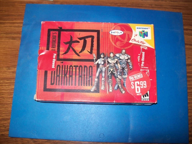JOHN ROMERO'S DAIKATANA (Nintendo 64 | N64) Authentic BOX ONLY ...
