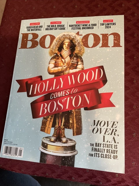 BOSTON MAGAZINE DECEMBER 2024 January 2025 Issue Hollywood Comes To ...