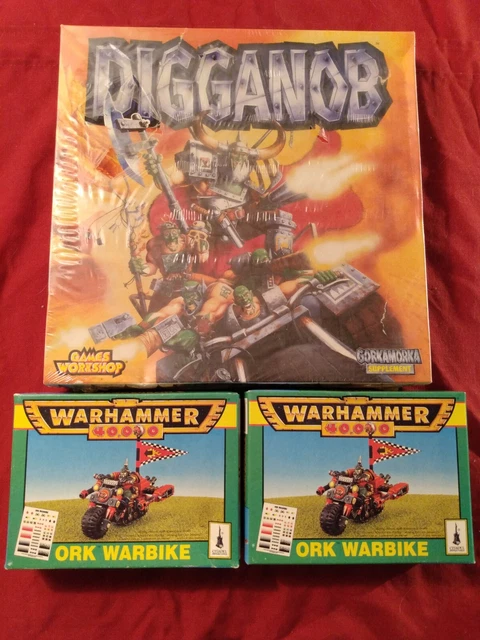 GORKAMORKA DIGGANOB BOX Never opened COMPLETE! [Damaged Box] +2 Ork ...