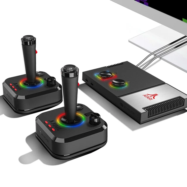 MY ARCADE ATARI GameStation Pro Plug N Play Video Game System 200 Games ...