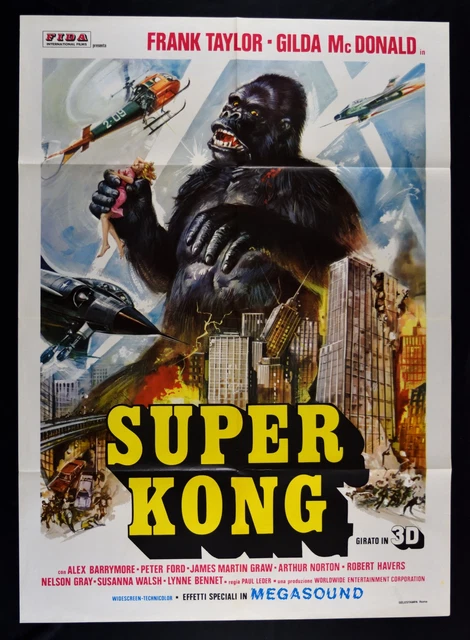 MANIFESTO SUPER KONG king godzilla leder taylor bennet mc donald a267 ...