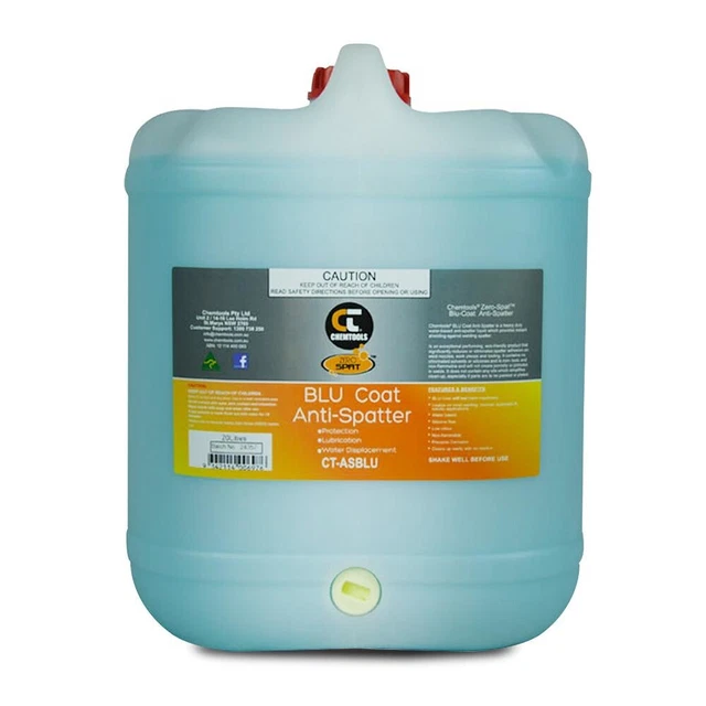 CHEMTOOL 5L BLU-COAT Welding Anti-Spatter Liquid Weld Corrosion Rust ...