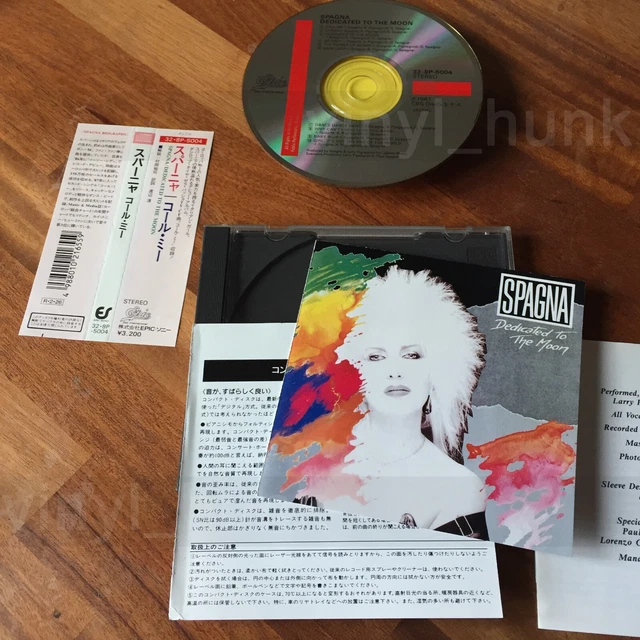MA78 IVANA SPAGNA Dedicated to the moon Japan CD OBI libretto diviso 32 ...