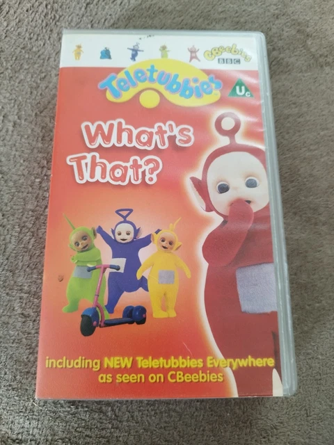 TELETUBBIES WHAT'S THAT? Cbeebies Bbc Video Pal Vhs Video Kids £10.00 ...