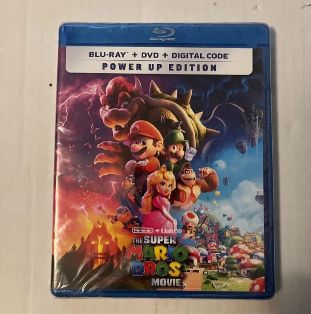 THE SUPER MARIO Bros. Movie Power Up Edition Blu-ray DVD Digital Chris ...