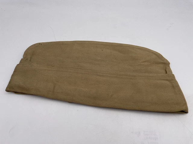 ORIGINAL AMERICAN TAN Garrison Cap, Army Air Corps Piping, Size 7 1/8 £ ...