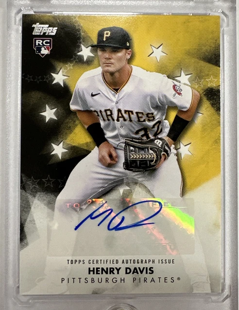 2024 TOPPS SERIES 1 HENRY DAVIS Stars Auto Autograph Rookie Card RC ...