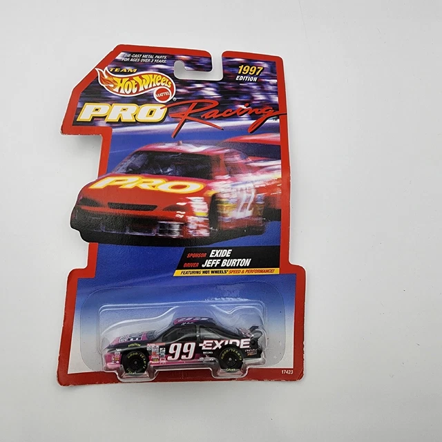 HOT WHEELS PRO Racing 1997 édition NASCAR #99 EXIDE Jeff Burton ...