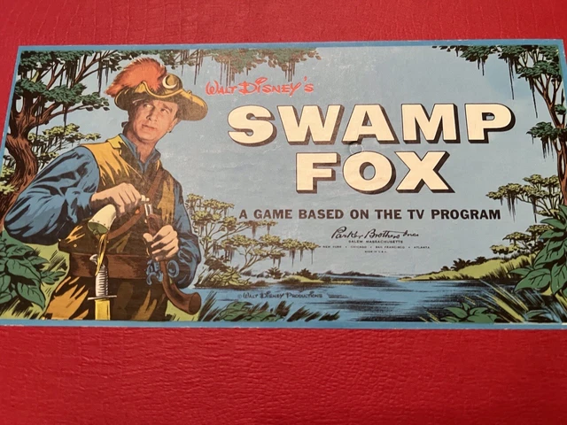 VINTAGE WALT DISNEY'S Swamp Fox Board Game 1960 Parker Brothers USA $19 ...