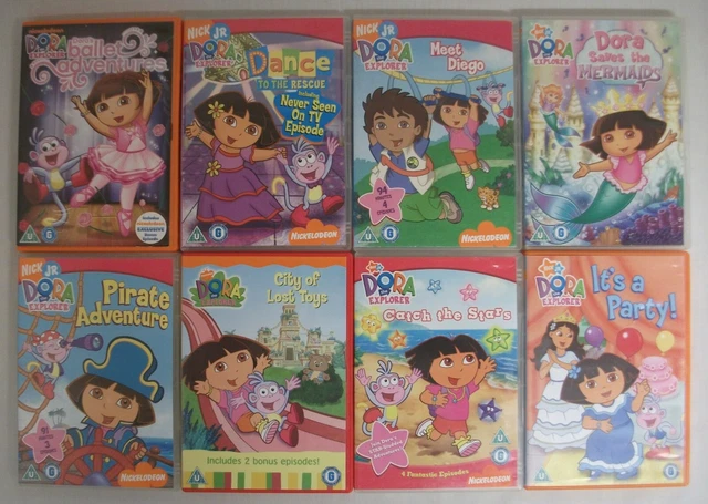 DORA THE EXPLORER (8 DVD) Bundle Childrens Collection Kids DVDs Job Lot ...