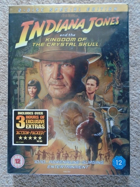 INDIANA JONES AND the Kingdom of the Crystal Skull Harrison Ford DVD ...
