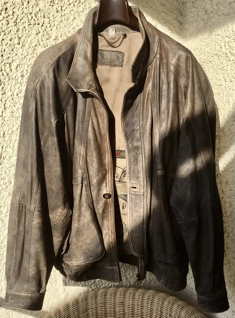 Faszinierend Lederjacke Vintage Herren Bilder