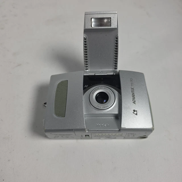 KODAK ADVANTIX T570 Compact 35mm Film Camera - Silver Tested Working £5 ...
