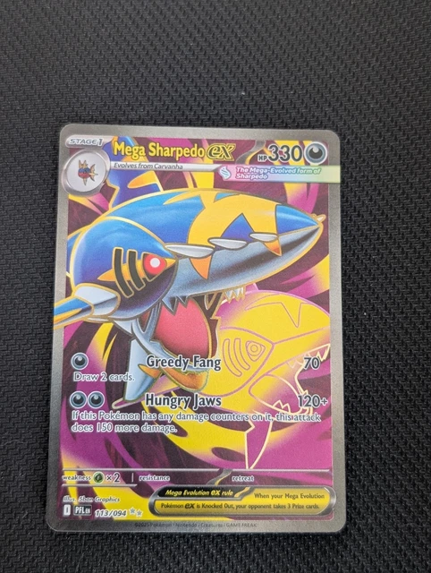 MEGA SHARPEDO EX - Phantasmal Flames 113 - Pokemon TCG £5.45 - PicClick UK