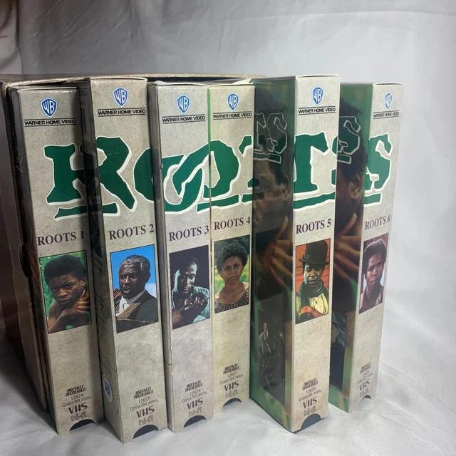 ROOTS BOXED SET Six VHS Tapes 1977 TV Mini Series Warner Bros. $10.00 ...