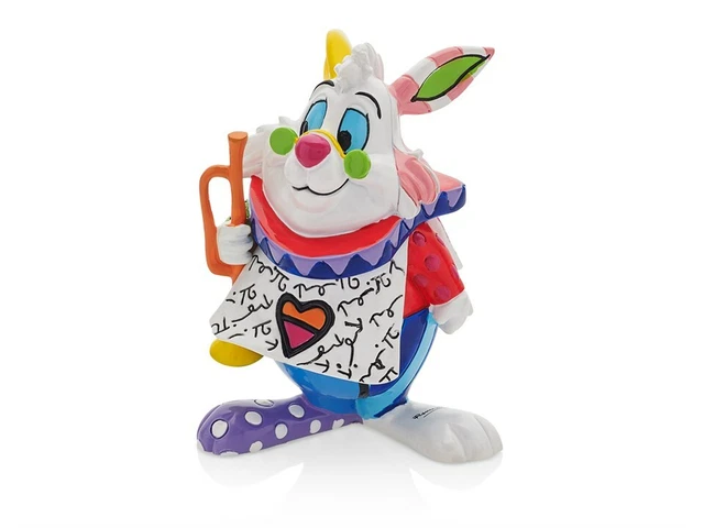 DISNEY BRITTO By Romero Britto 6001310 White Rabbit (Alice In ...