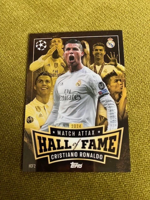CARTA CRISTIANO RONALDO HALL OF FAME # HOF 2 - Topps Match Attax 2024/ ...