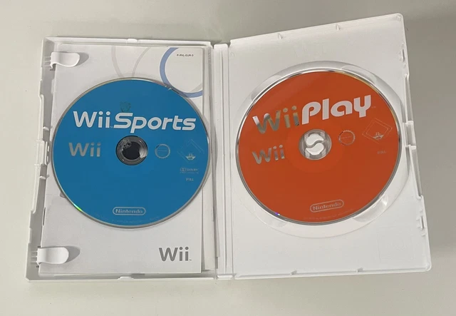 WII SPORTS AND Wii Play 2 Disc Set Disks Only For Nintendo Wii 🔥 £17.96 ...