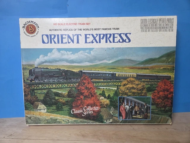 VTG NOS BACHMANN 40-0185 Orient Express Train Set Unused Sealed inside ...