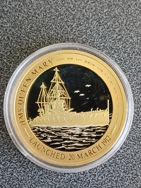 HMS QUEEN MARY Ships That Made History Launched 20th March 1912 Proof ...