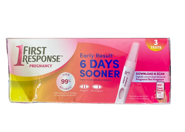 FIRST RESPONSE EARLY Result Pregnancy Test - 3 Count, Exp. 08/23 $12.90 ...