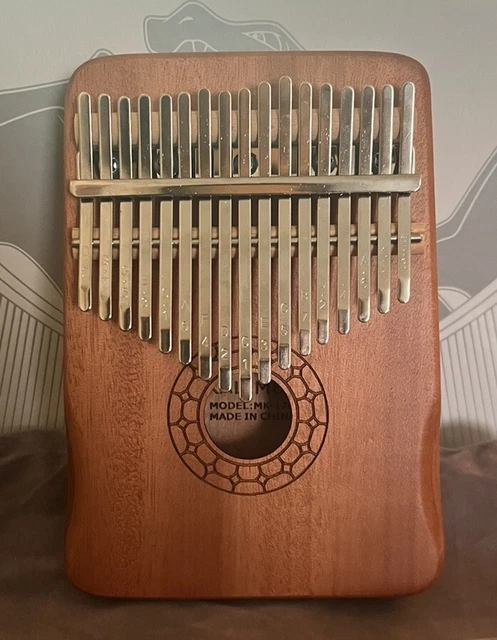 17 KEY KALIMBA Bridge+Tuning Hammer Kit Thumb Piano Musical Instrument ...