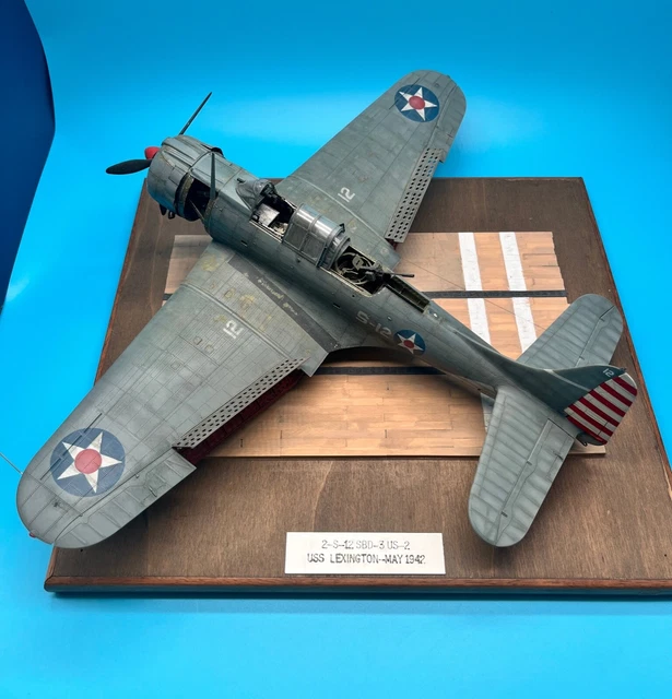SBD-3 DAUNTLESS PRO built model Trumpeter 1/32 scale Eduard Photo ...