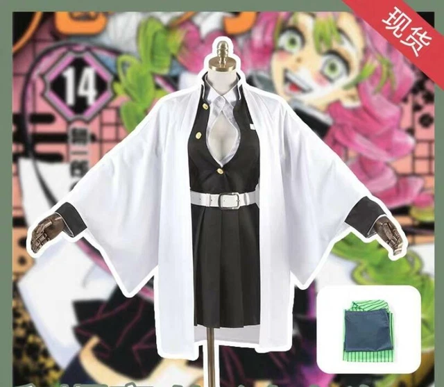 ANIME KIMETSU NO Yaiba Kanroji Mitsuri cosplay Costumes Cape Dress full ...