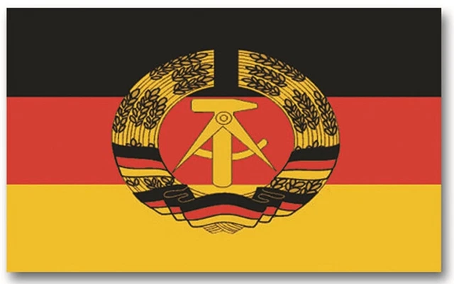 BANDIERA GERMANIA COMUNISTA Repubblica Democratica Tedesca Est DDR NVA ...