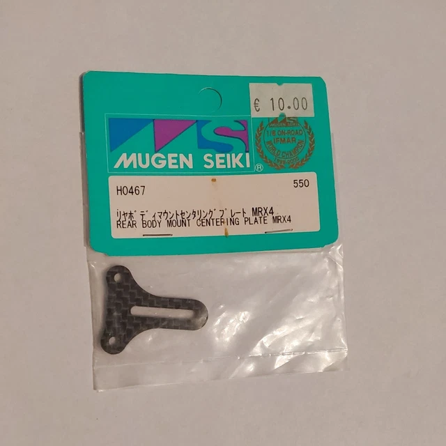MUGEN SEIKI REAR centering plate for body MRX4 Art. H0467 £8.30 ...