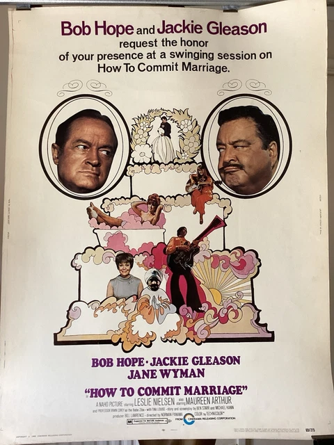 HOW TO COMMIT Marriage US Film Movie Theatre Poster 40 x 30 BOB HOPE ...