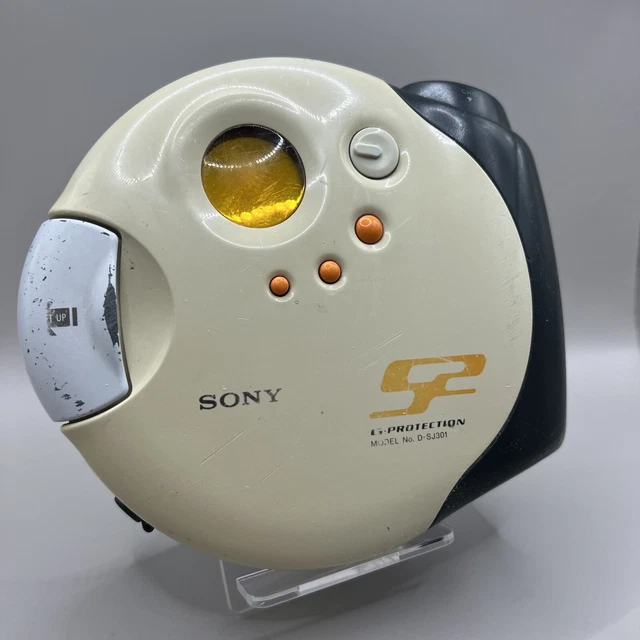 SONY D-SJ301 S2 Sports CD Walkman / Discman / CD Player - White - Parts ...